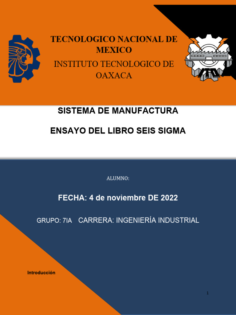 Ensayo Libro Seis Sigma | PDF | Six Sigma | Business
