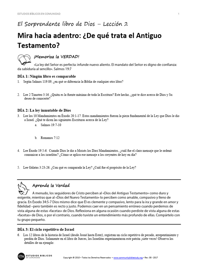 2 El Sorprendente Libro de Dios (Global Es - Carta) | PDF | Viejo ...