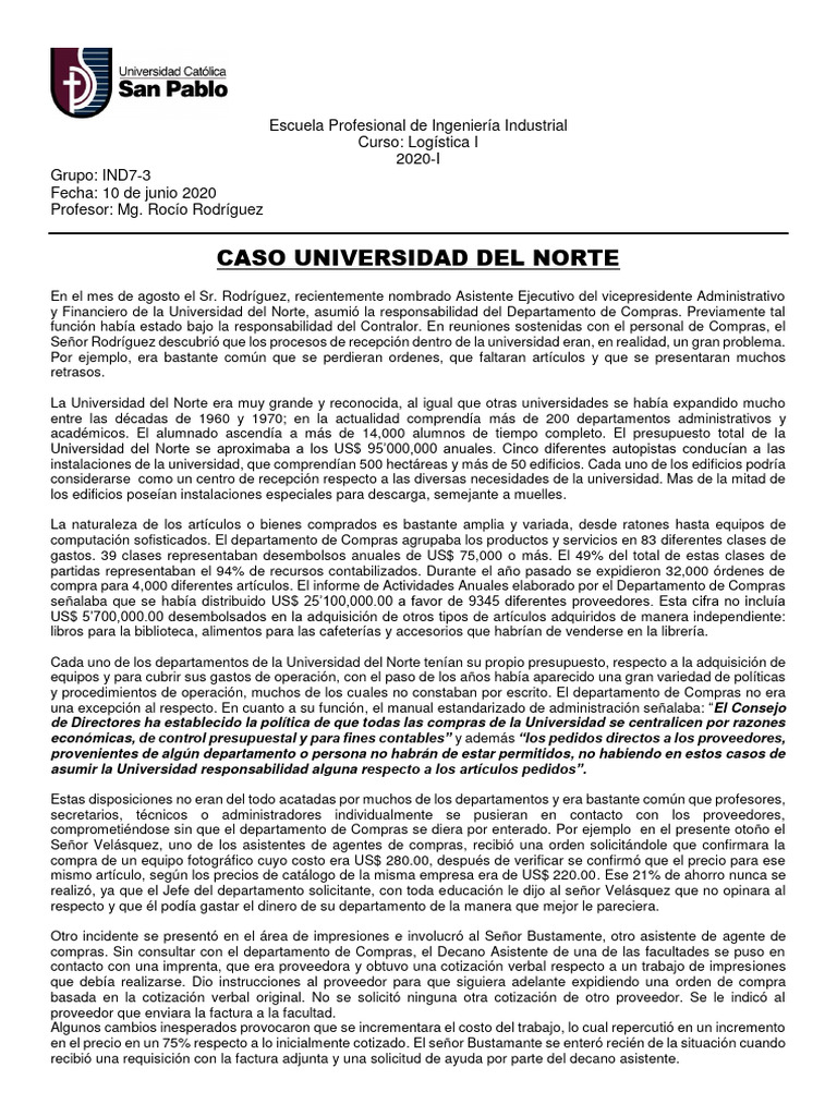 Caso Compras - Proveedores | PDF | Presupuesto