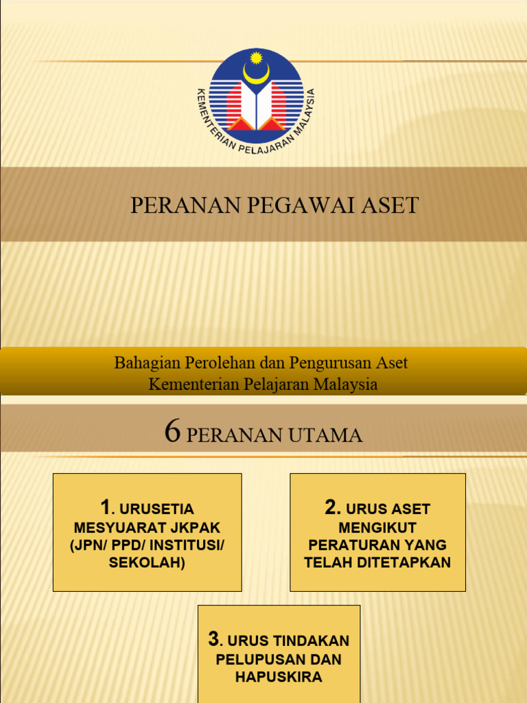 Peranan Pegawai Aset | PDF