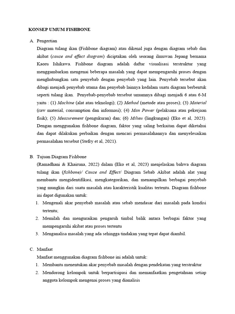 Konsep Umum Fishbone | PDF | Seni