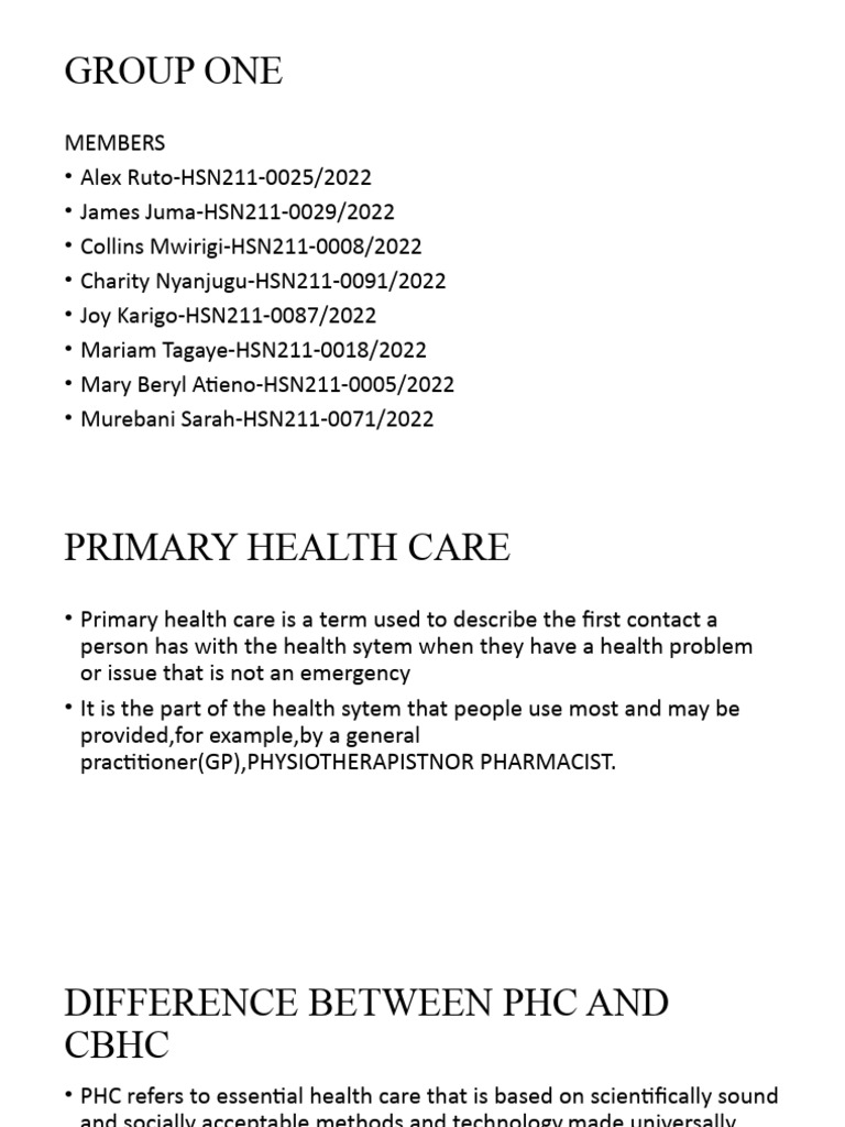 Understanding Community-Based Health Care | PDF | Health Care ...