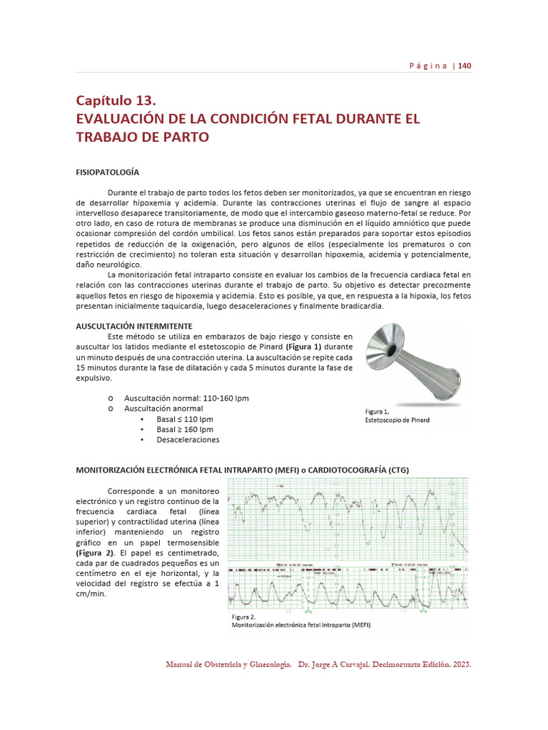 Evaluación Fetal en Trabajo de Parto | PDF | Parto | Feto