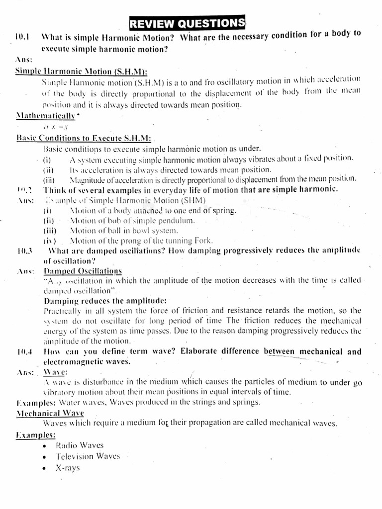 10th Physics Chaptr 1 | PDF 10th Physics Chaptr 1 | PDF