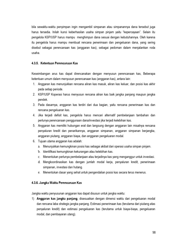 SOP - Koperasi - Simpan - Pinjam 101-120 | PDF