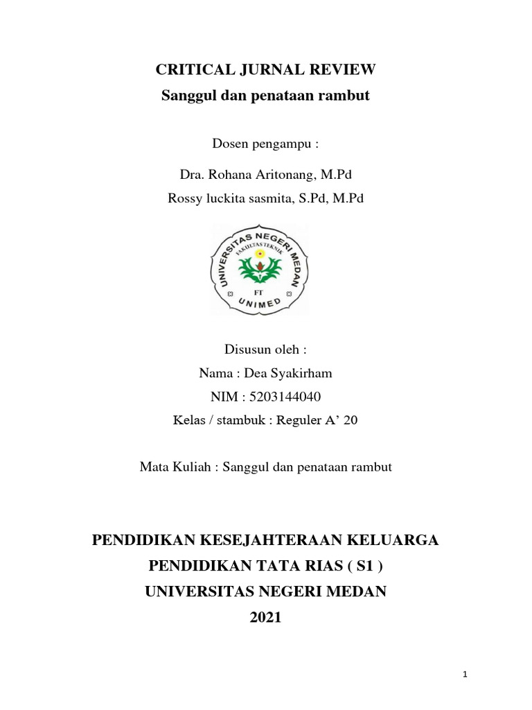 Cjr Sanggul Dan Penataan Rambut | PDF