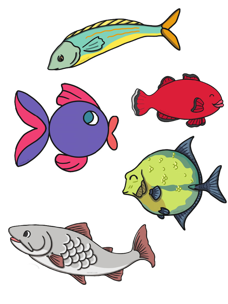 T TP 1682329210 Fish Clip Art Cut Outs - Ver - 1 | PDF