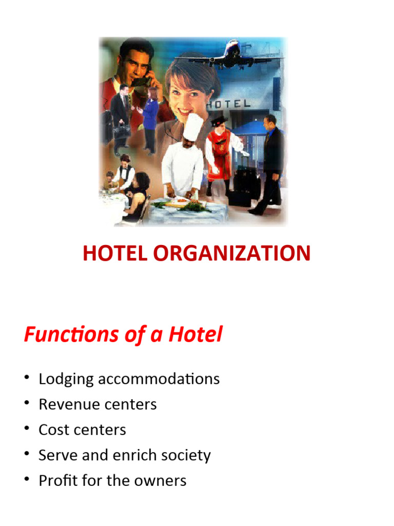 Hotel Management Structure and Functions | PDF | Sales | Hotel
