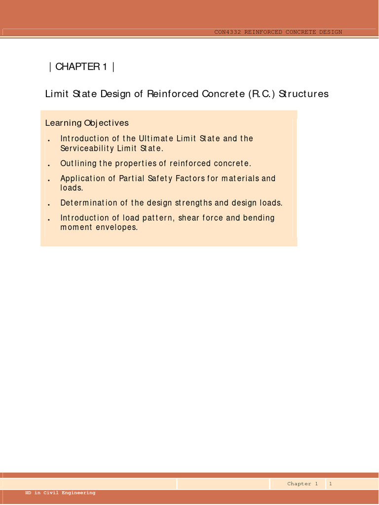 CH1 Limit State Design 10-4-13 PDF | PDF | Deformation (Engineering) | Yield (Engineering)