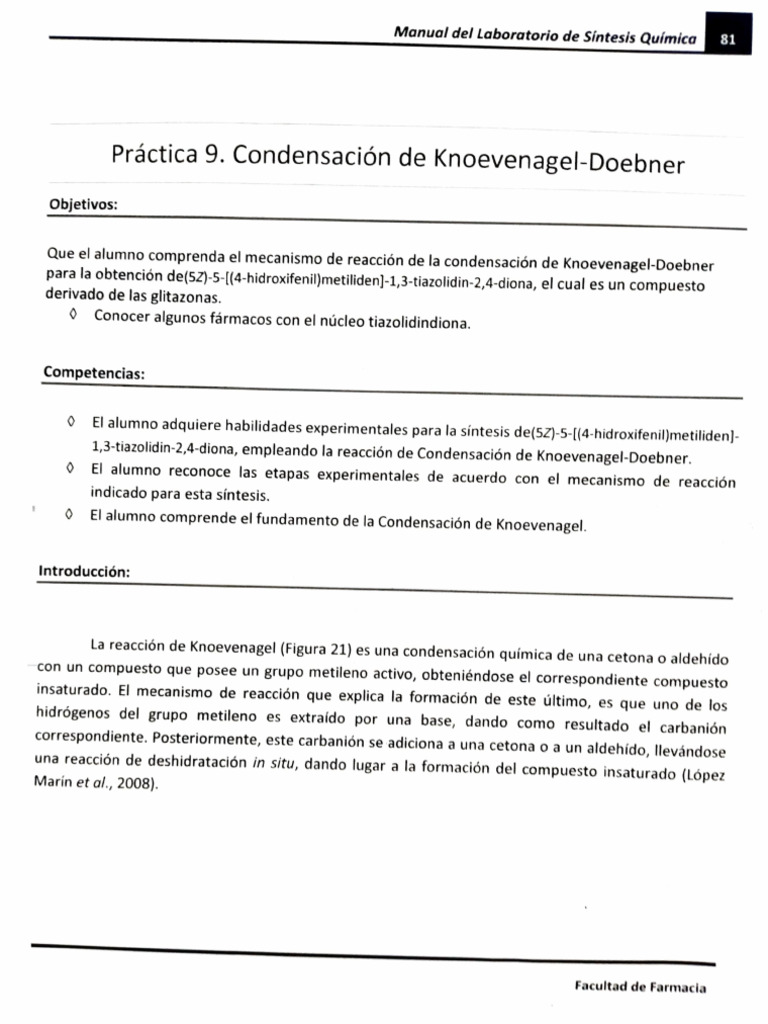 P9 LSQ | PDF | Síntesis química | Cetona