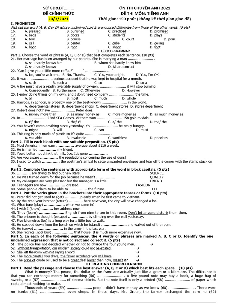 Luyen HSG 9 11 | PDF | Nobel Prize