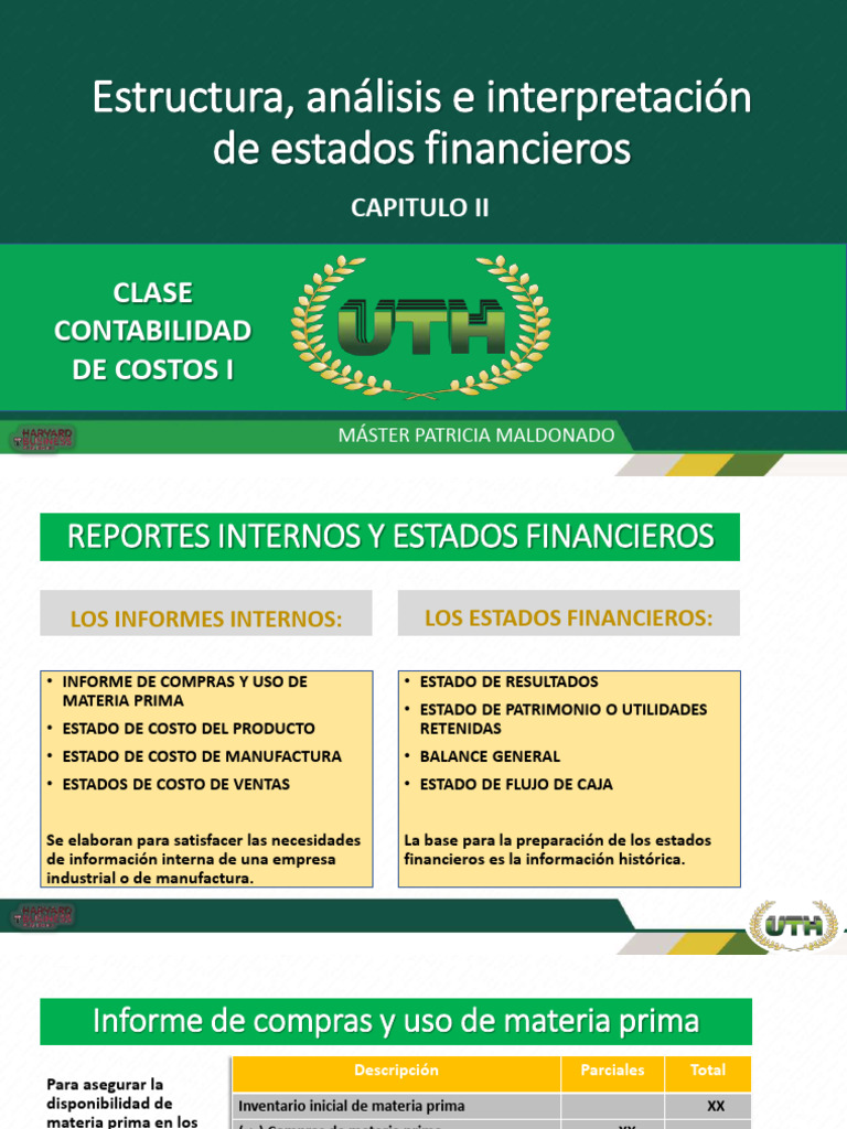 CAP.2 Estructura Analisis e Interpretacion de Estados Financieros | PDF | Hoja de balance ...
