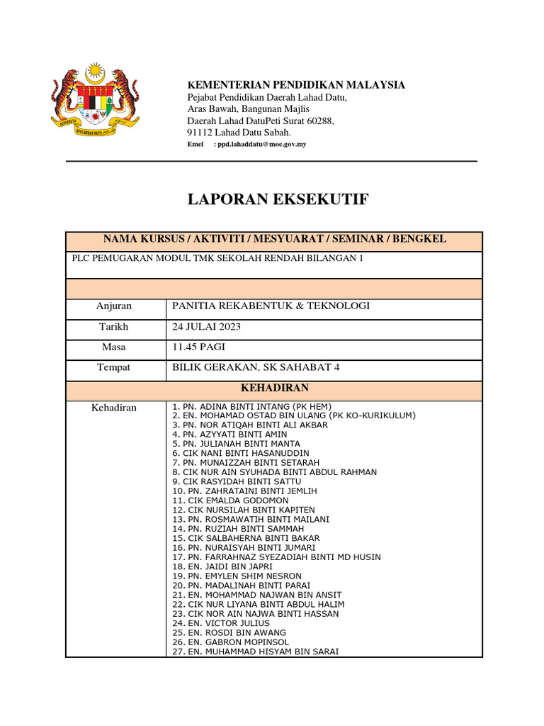 Laporan Pemugaran Modul TMK SK SAHABAT 4 | PDF Laporan Pemugaran Modul TMK SK SAHABAT 4 | PDF