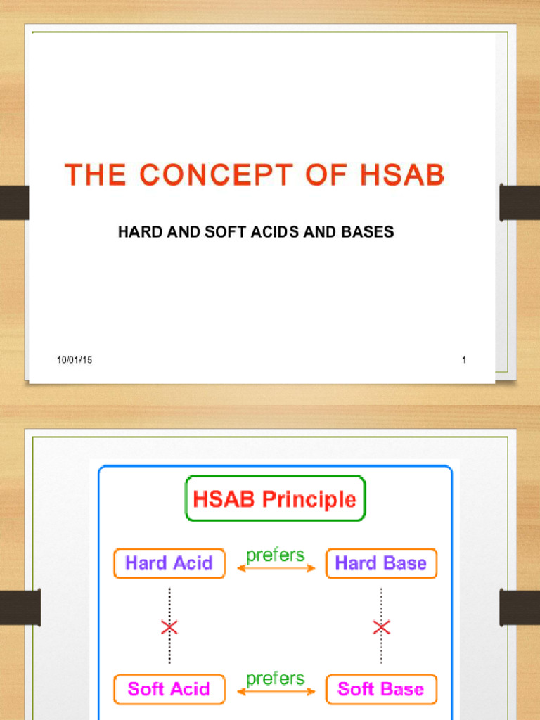 Hsab DP | PDF | Chemical Bond | Ionic Bonding