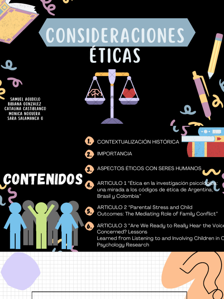 Consideraciones Éticas | PDF | Ciencias del comportamiento | Science