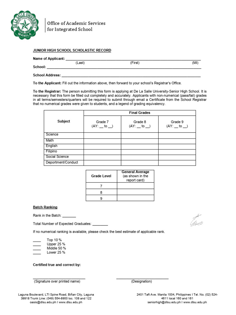 Jhs Scholastic | PDF