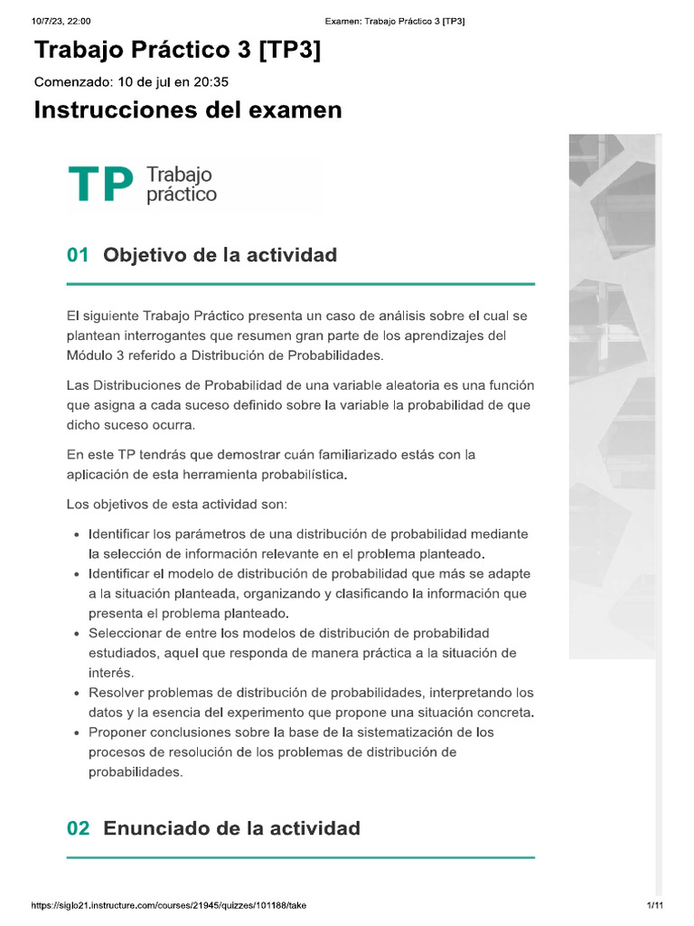 Tp3 Estadistica 1. Nota 75.92 | PDF