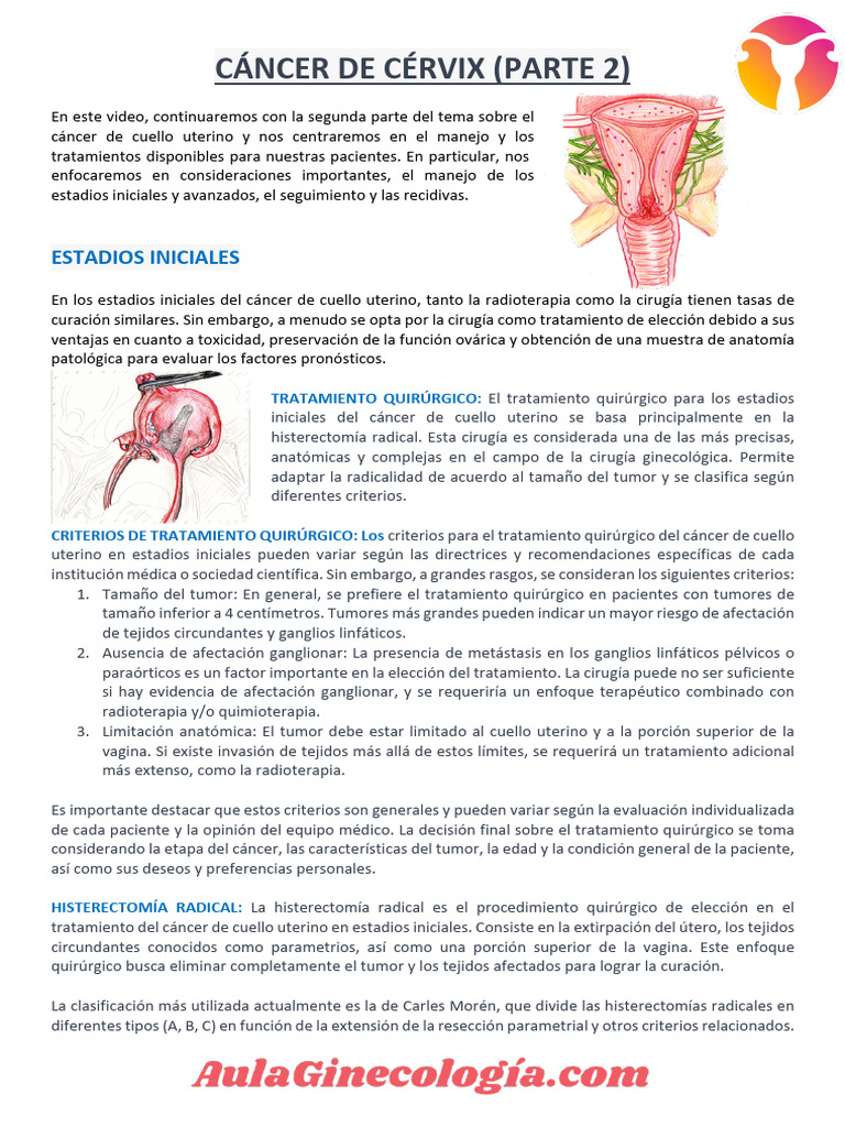 Cancer de Cervix 2 | PDF | Cáncer | Cáncer de cuello uterino