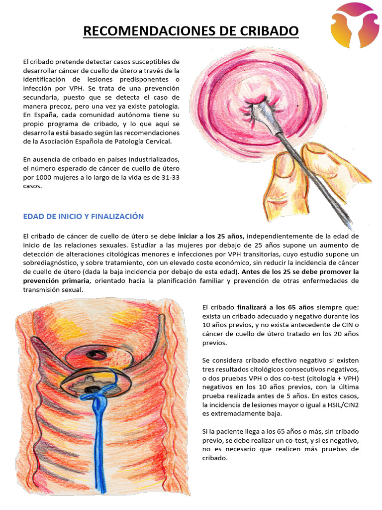Cribado | Descargar gratis PDF | Cáncer de cuello uterino | Salud pública