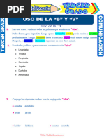 Uso de La "M" Y La "N" | PDF | Mnemotécnico | Vocal