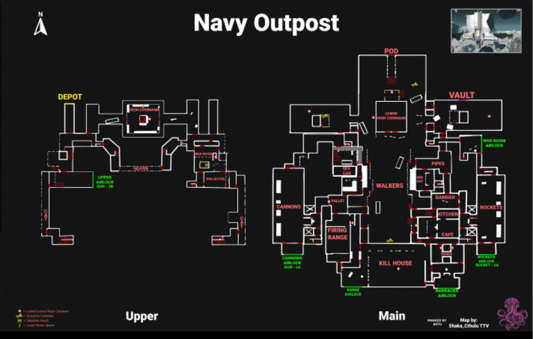 Navy Outpost Map | PDF