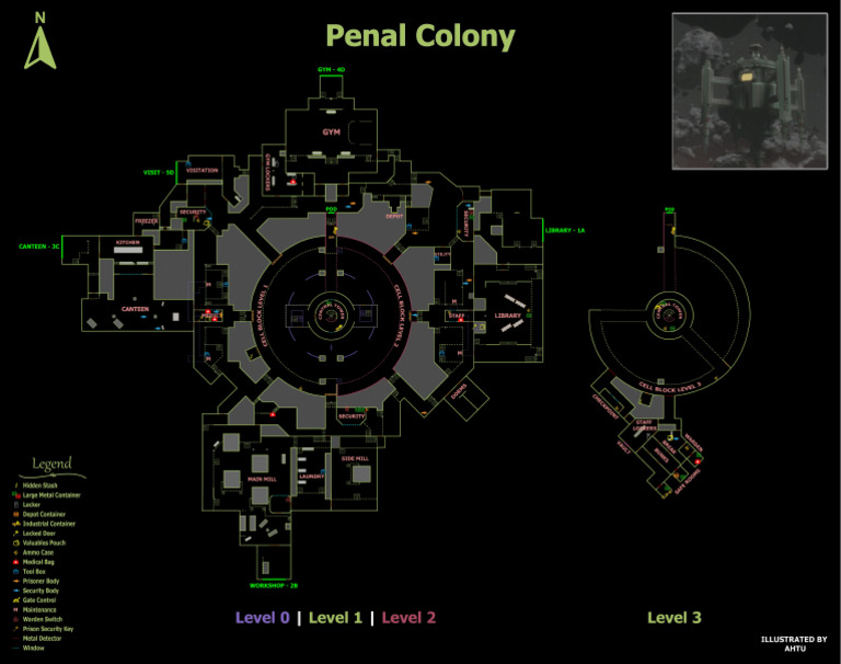 Penal Colony Beta 5 Map | PDF