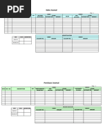 Subsidiary Sales Journal Template | PDF | Finance & Money Management