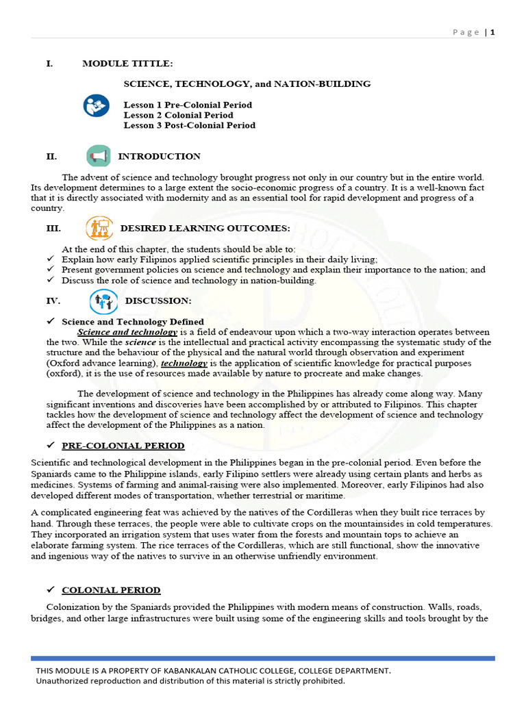 Science and Technology in Nation-Building | PDF | Science | Colonialism