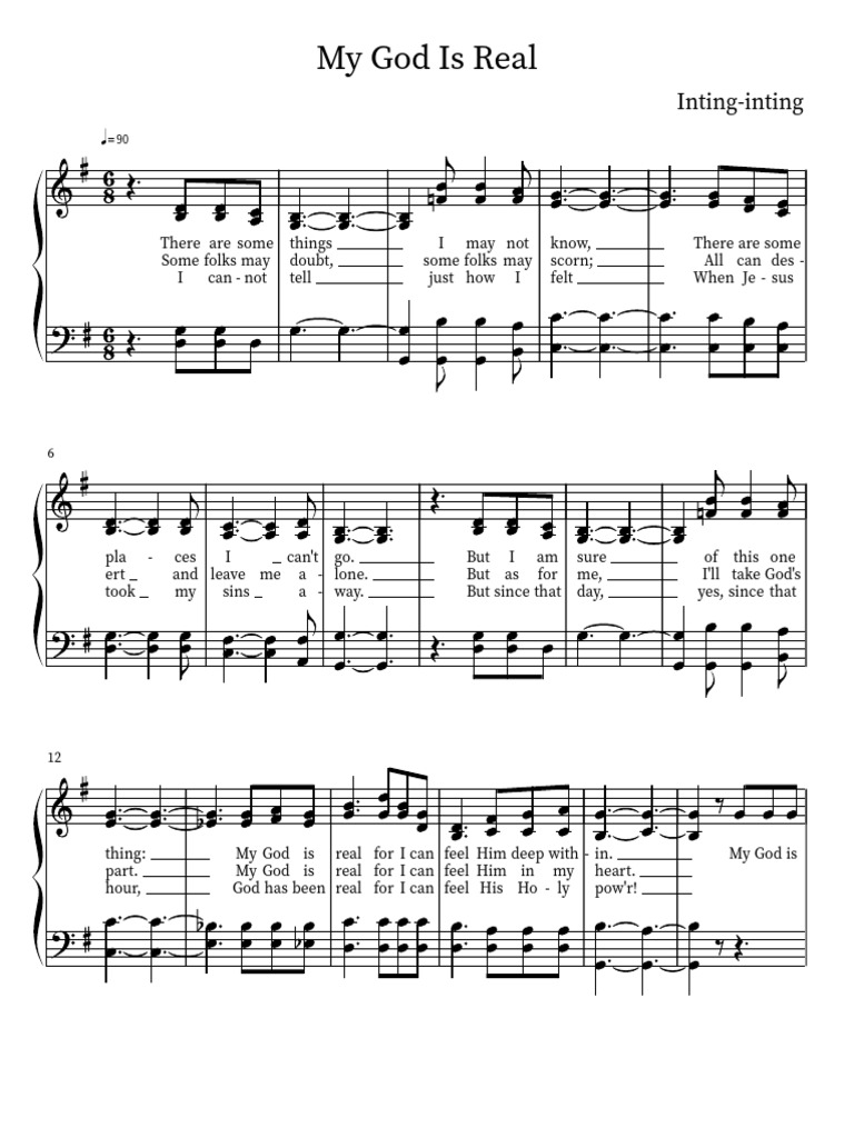 My God Is Real | PDF