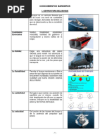 Estructura y Elementos de un Buque | PDF | Embarcación | Transporte de agua