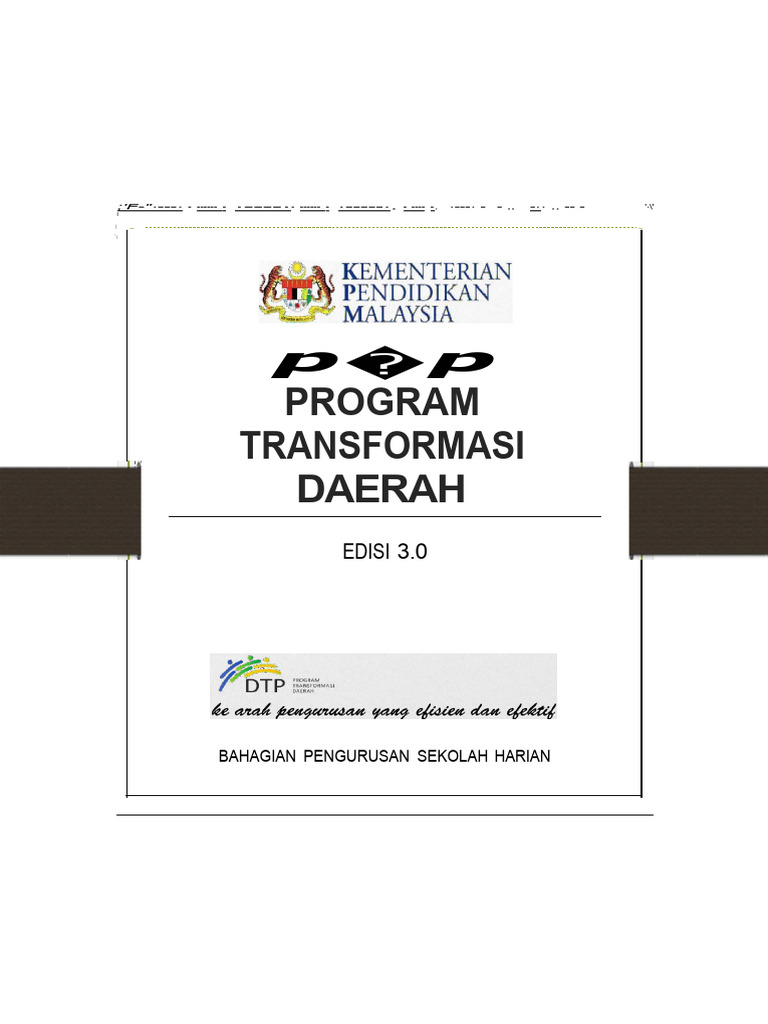 Buku Panduan Pengurusan Program DTP Edisi 3.0 | PDF