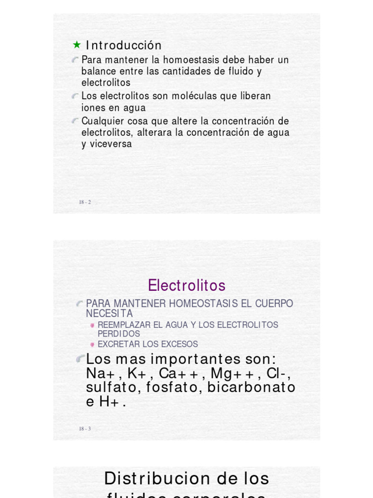 Electrolitos | PDF | Electrólito | Sodio