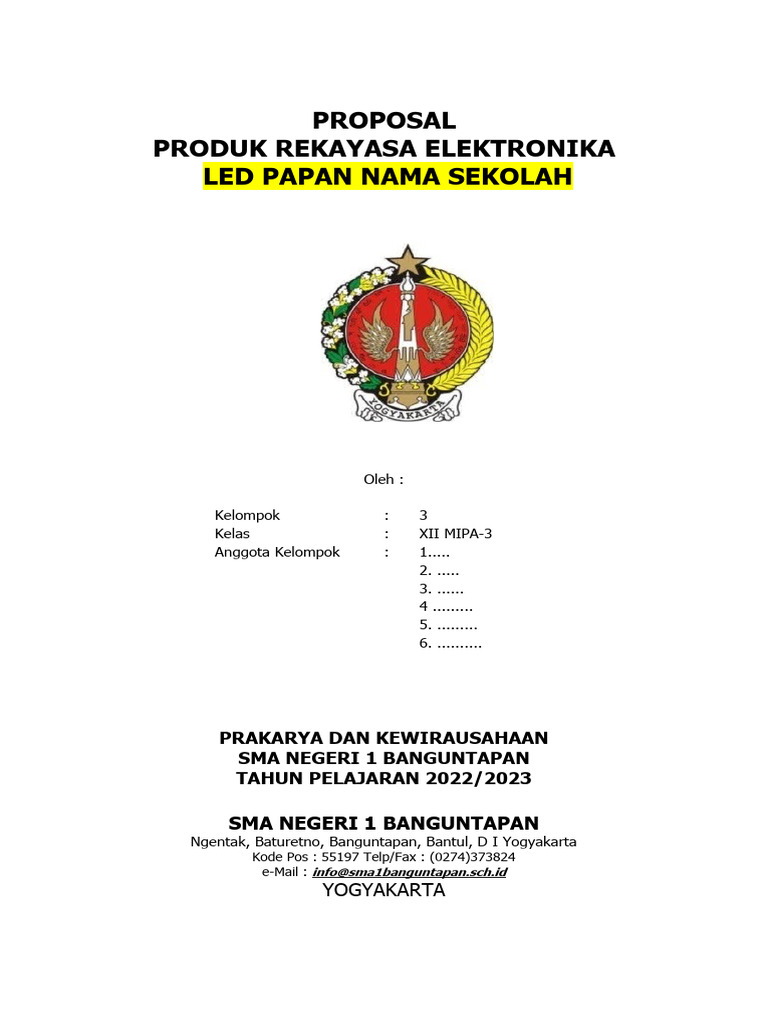 Contoh Proposal Pkwu-12 | PDF