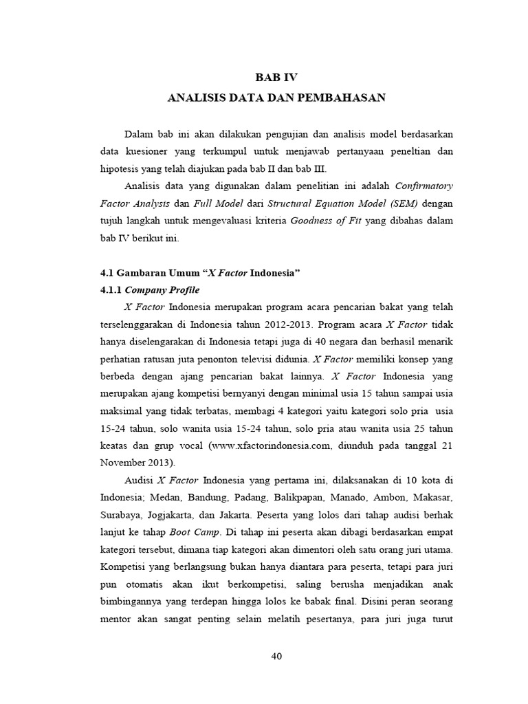 Analisis Data Dan Pembahasan | PDF Analisis Data Dan Pembahasan | PDF