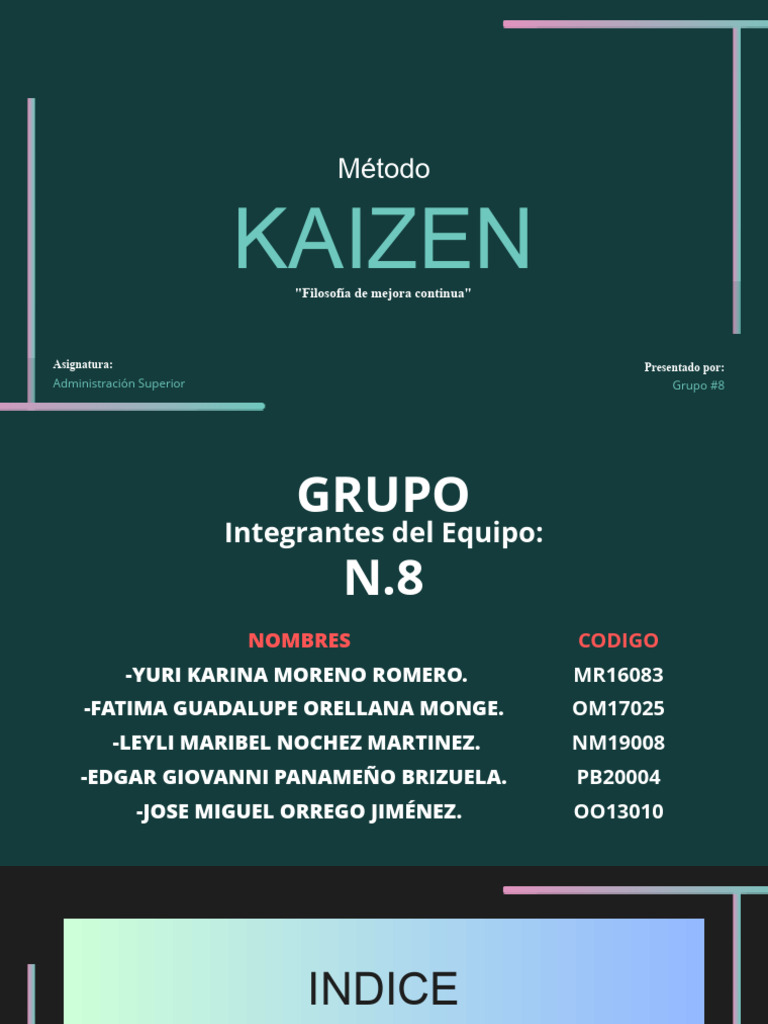 Método Kaizen Expo | Descargar gratis PDF | Sector secundario de la economía | Metodología