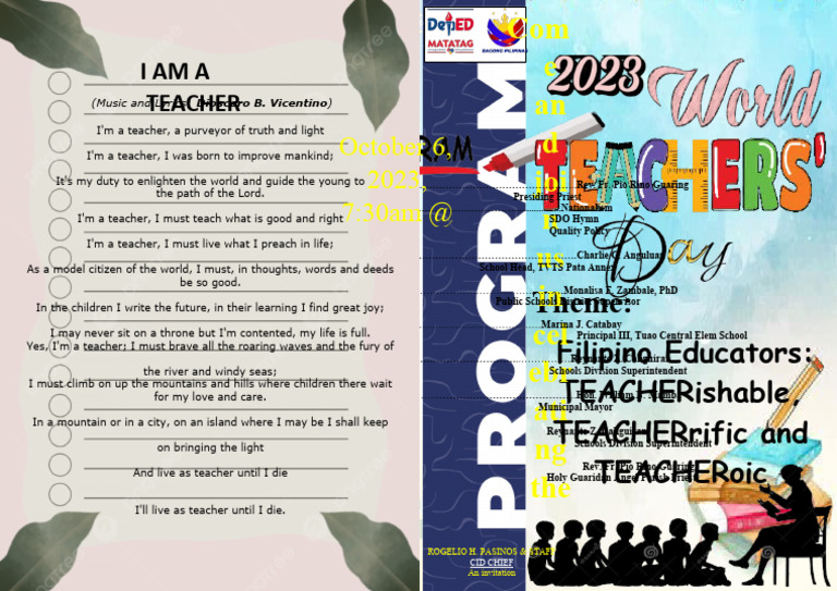 Program Teachers Day | PDF