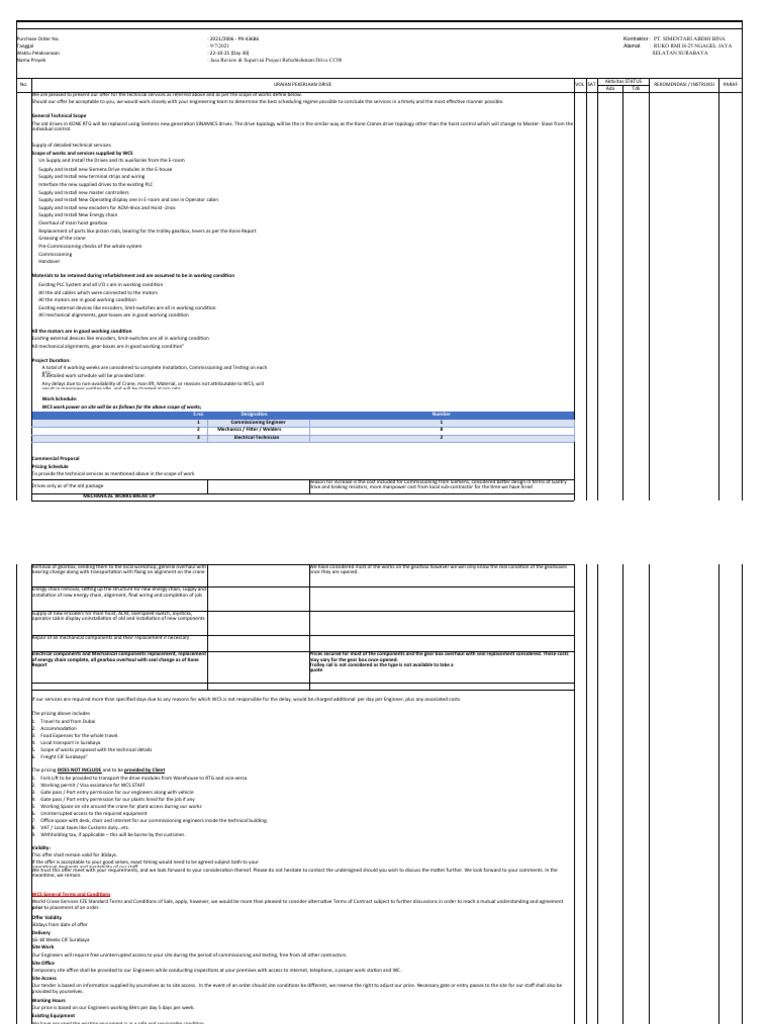 Scope RTG | PDF | Engines | Crane (Machine)