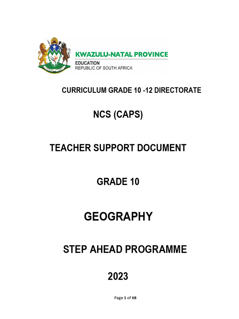 Gr10 Term3 0 4 Teacher Final Doc Edward-2 | PDF | Environmental Social ...