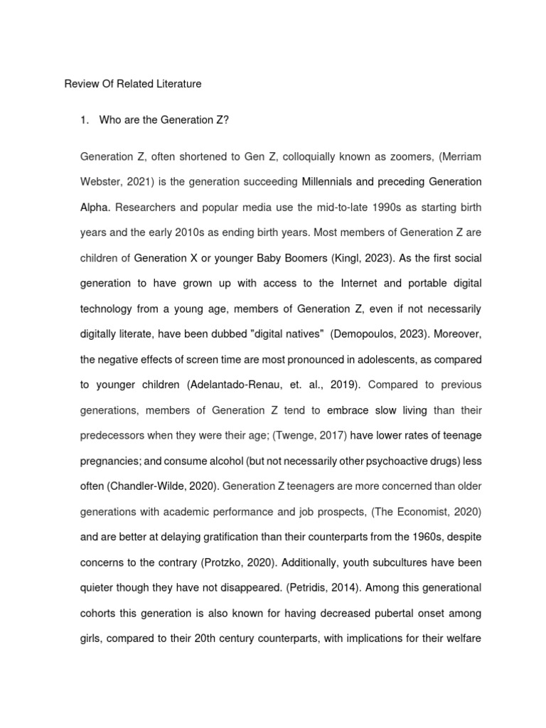 Research RRL Online Group | PDF | Mental Health | Psychological Concepts