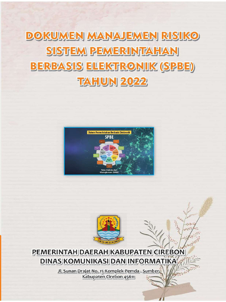 Dokumen Manajemen Risiko Spbe Diskominfo Kab. Cirebon | PDF