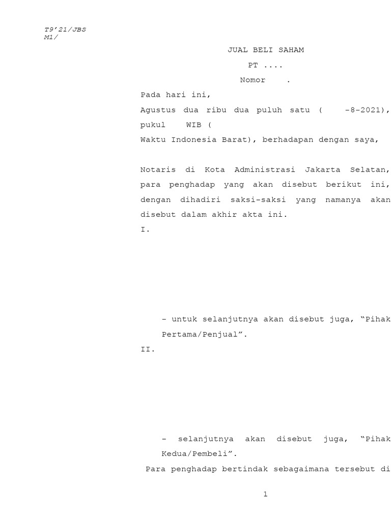 Draft Jbs Biasa | PDF