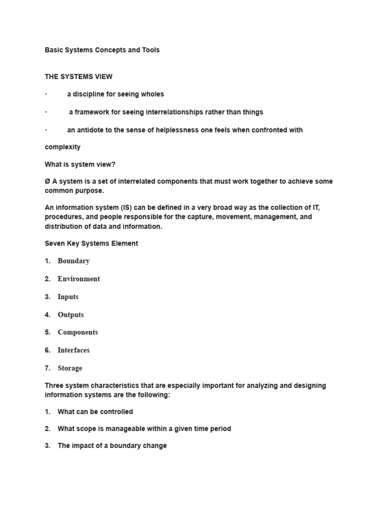 Chapter 8 Basic Sytems Concepts and Tools | PDF | Object Oriented Programming | Class (Computer ...
