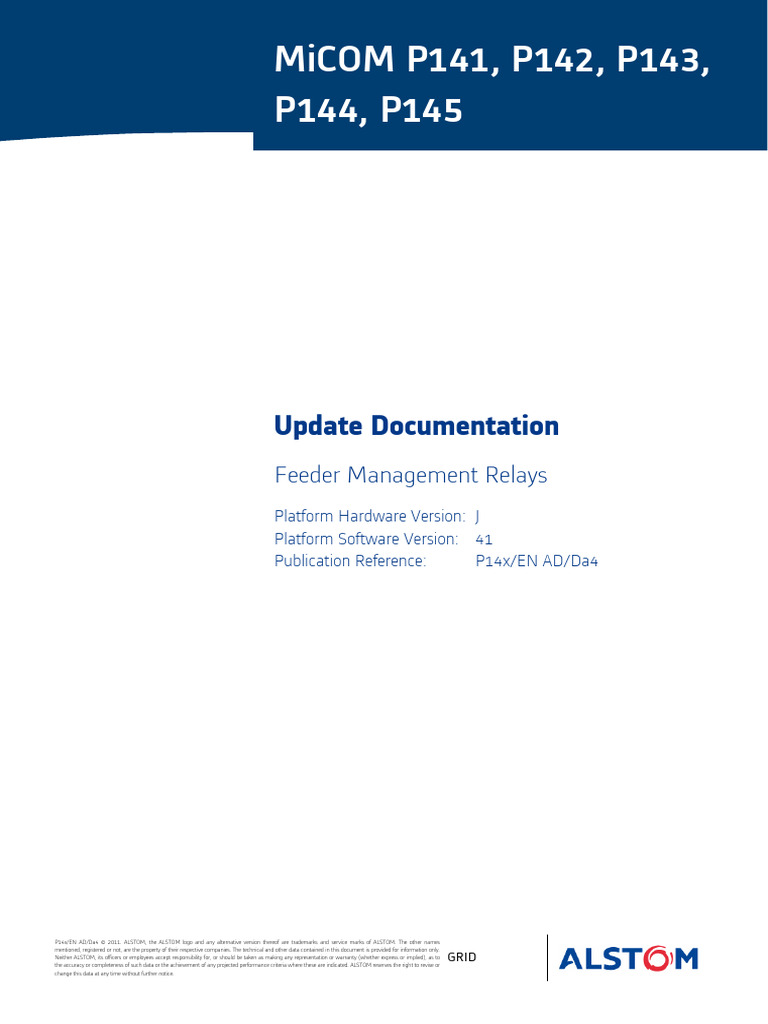 P14x EN AD Da4 | PDF | Fuse (Electrical) | Electrical Connector