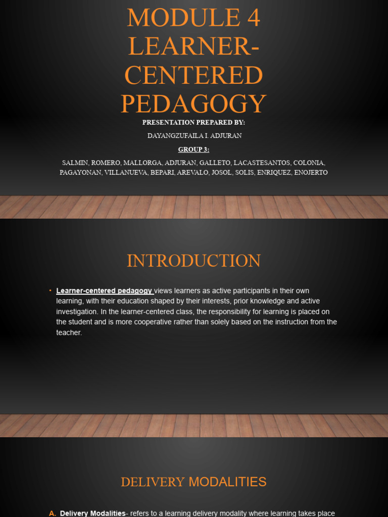 Learner-Centered Pedagogy Overview | PDF | Differentiated Instruction ...