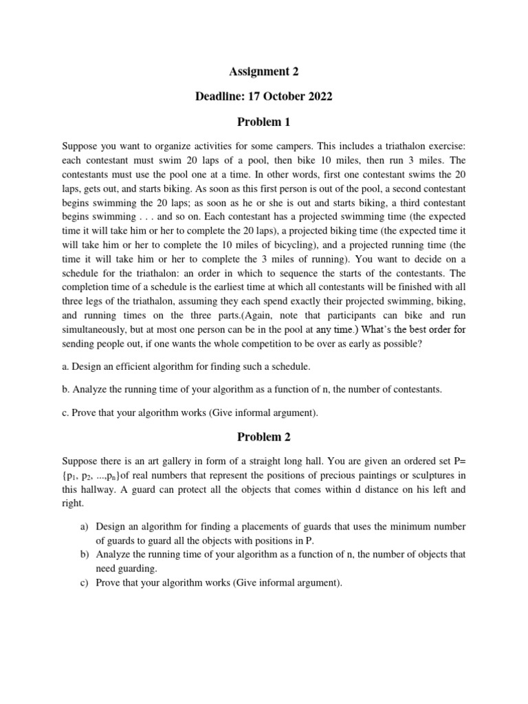 Greedy Approach Practice | PDF | Triathlon | Mathematical Logic Greedy Approach Practice | PDF | Triathlon | Mathematical Logic