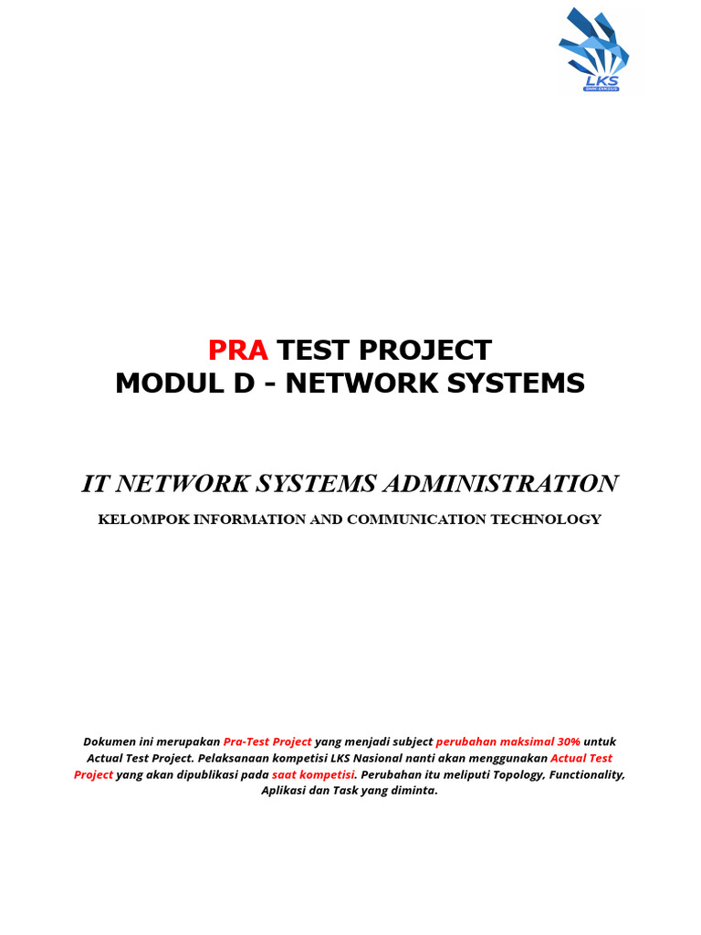 Pra-Test Modul D | PDF | Ip Address | I Pv6