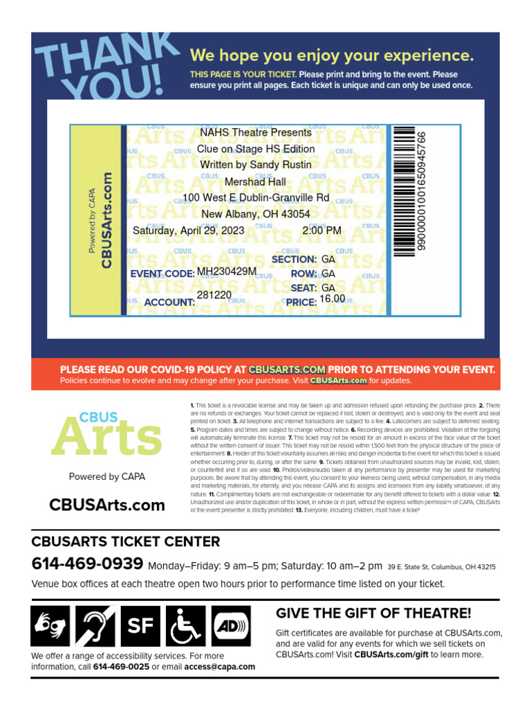 Clue | PDF | License | Ticket (Admission)