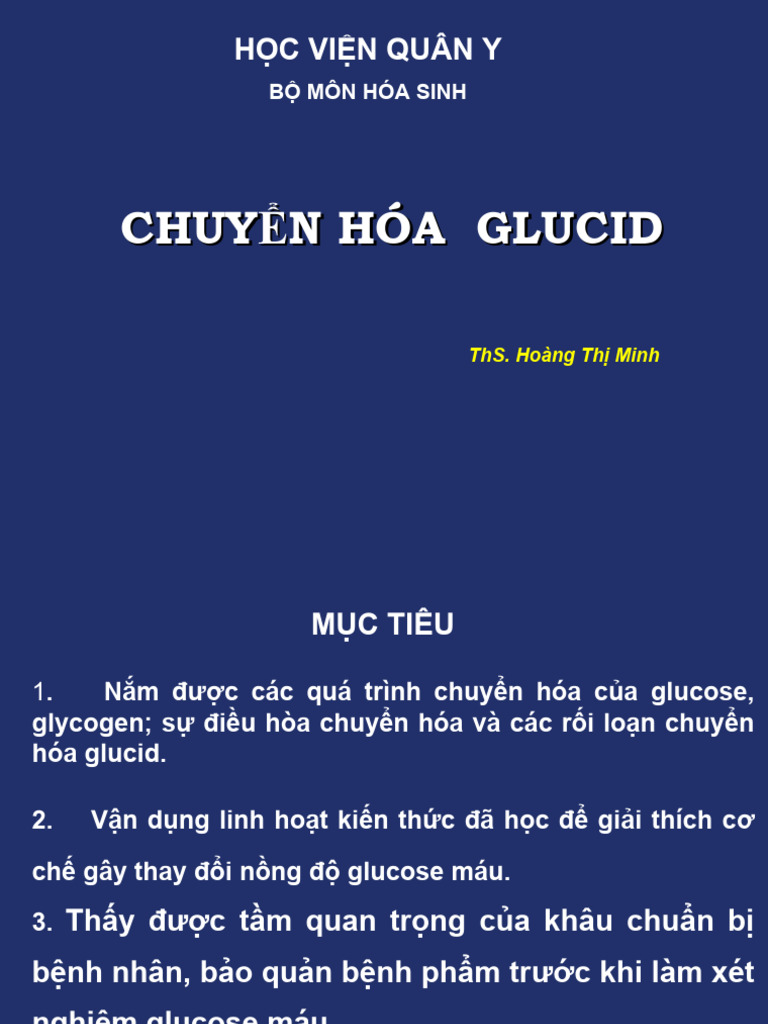 Chuyển-hóa-glucid-2020 | PDF