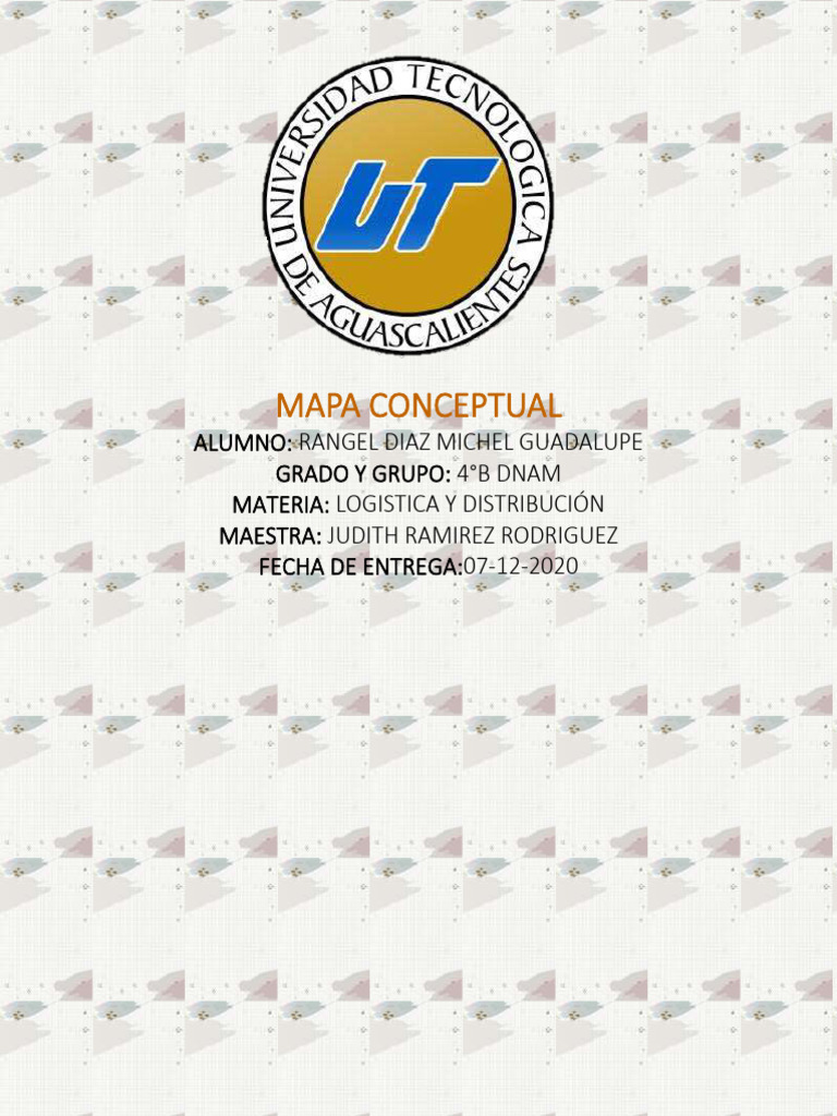 Mapa Conceptual | PDF | Logística | Transporte