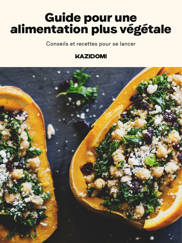 Kazidomi - Guide Pour Une Alimentation Plus Végétale | PDF
